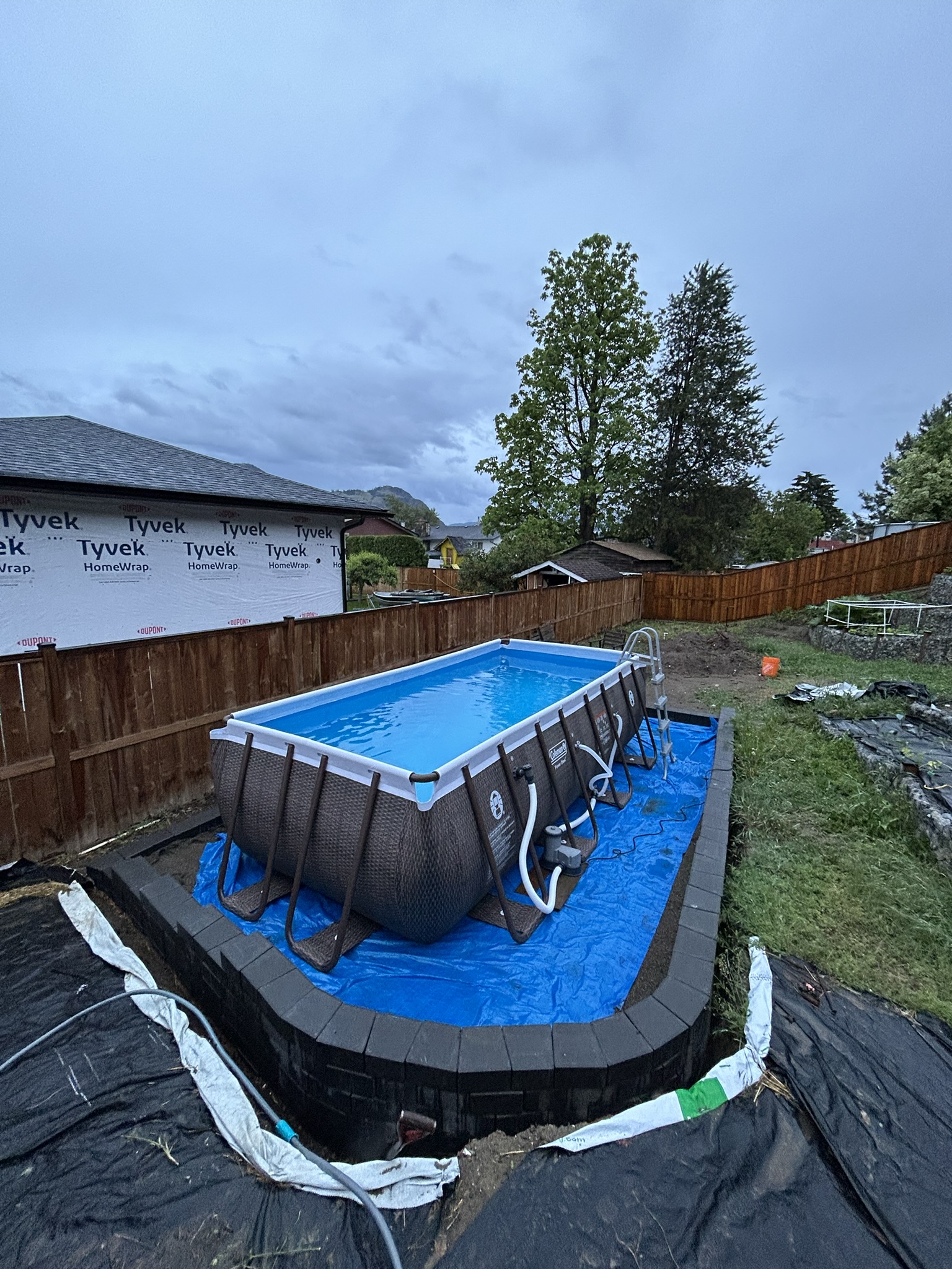 Coleman Pool Setup – JK Building The Dream