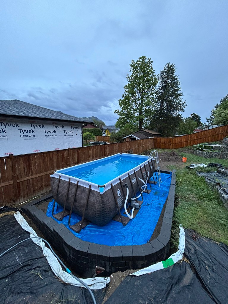 Coleman Pool Setup – JK Building The Dream