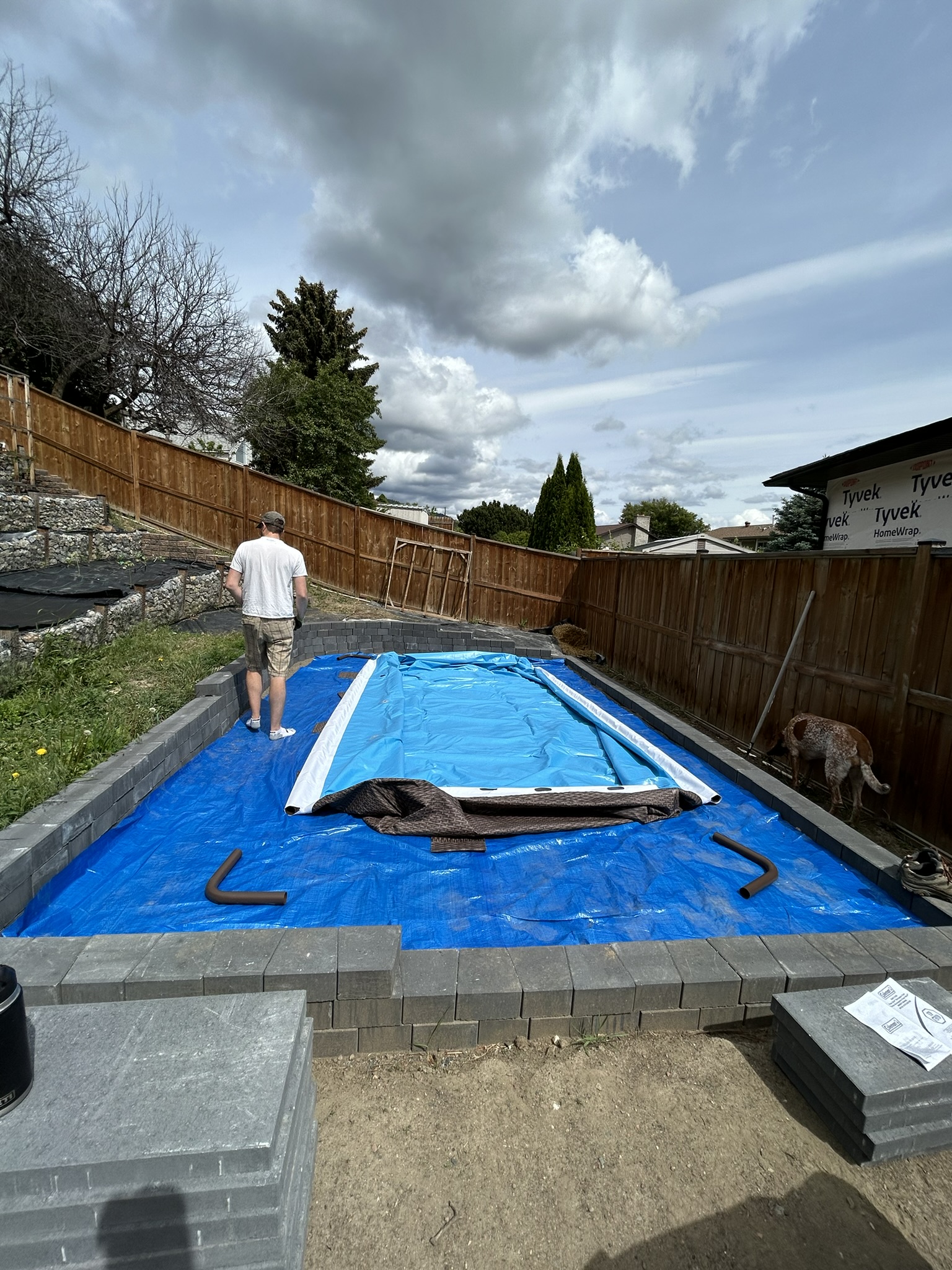 Coleman Pool Setup – JK Building The Dream