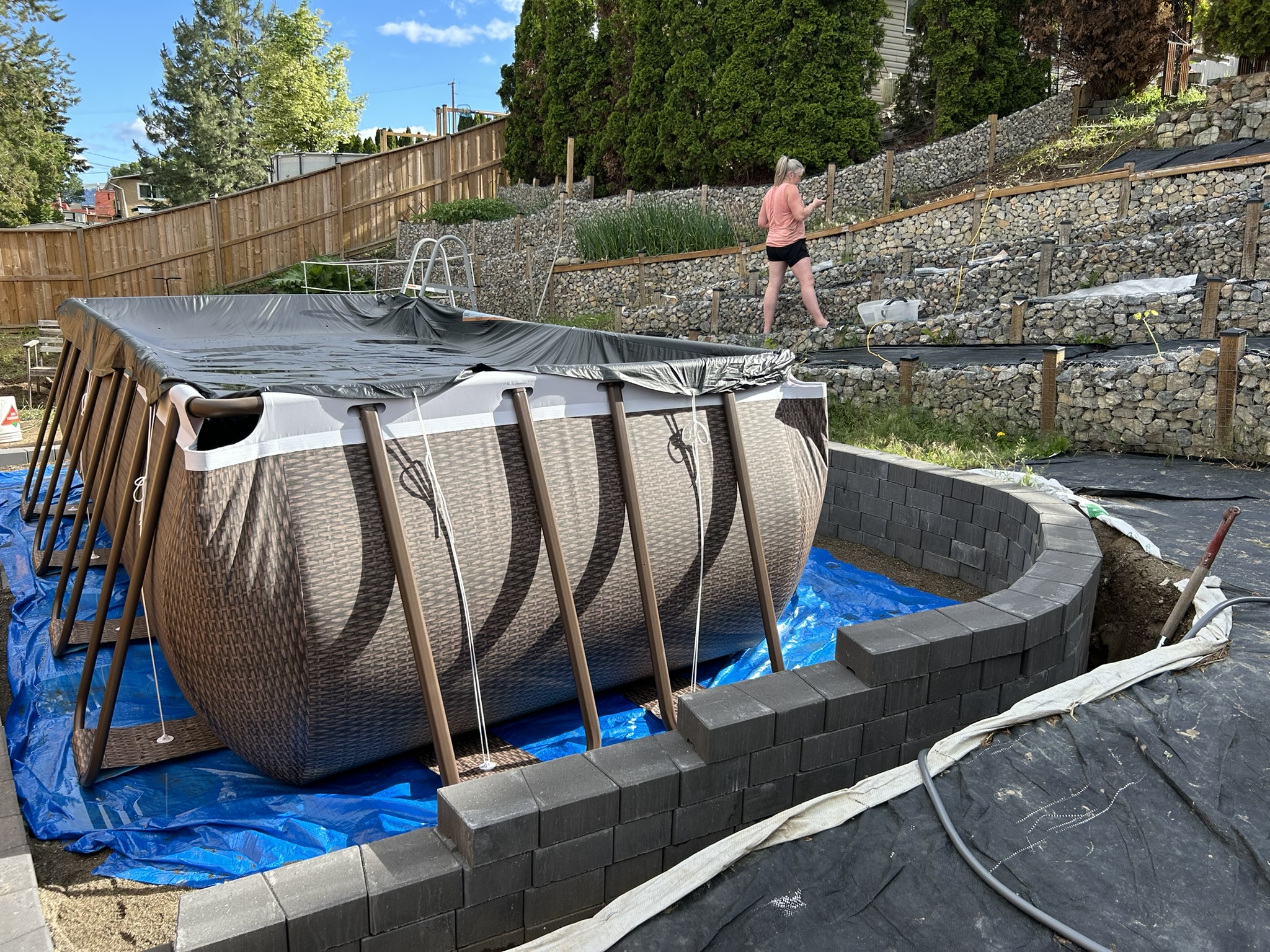 Coleman Pool Setup – JK Building The Dream